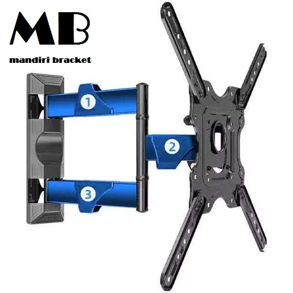 Jual Bracket TV Swivel 32Inch-55inch Braket Monitor LED LCD Semitek ...