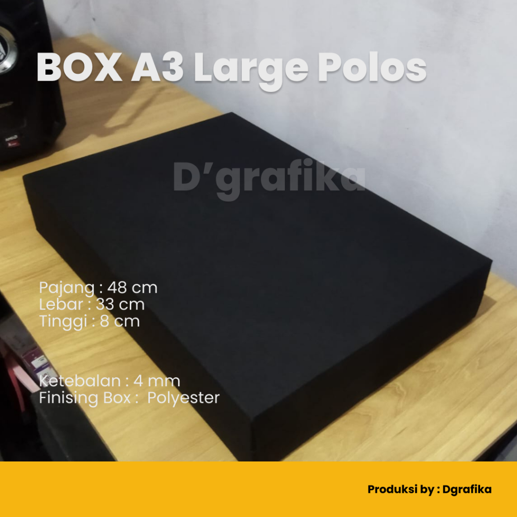 Jual BOX A3 | Large | 48x33x4cm || HAMPERS / BOX AESTETIK / POLOS ...