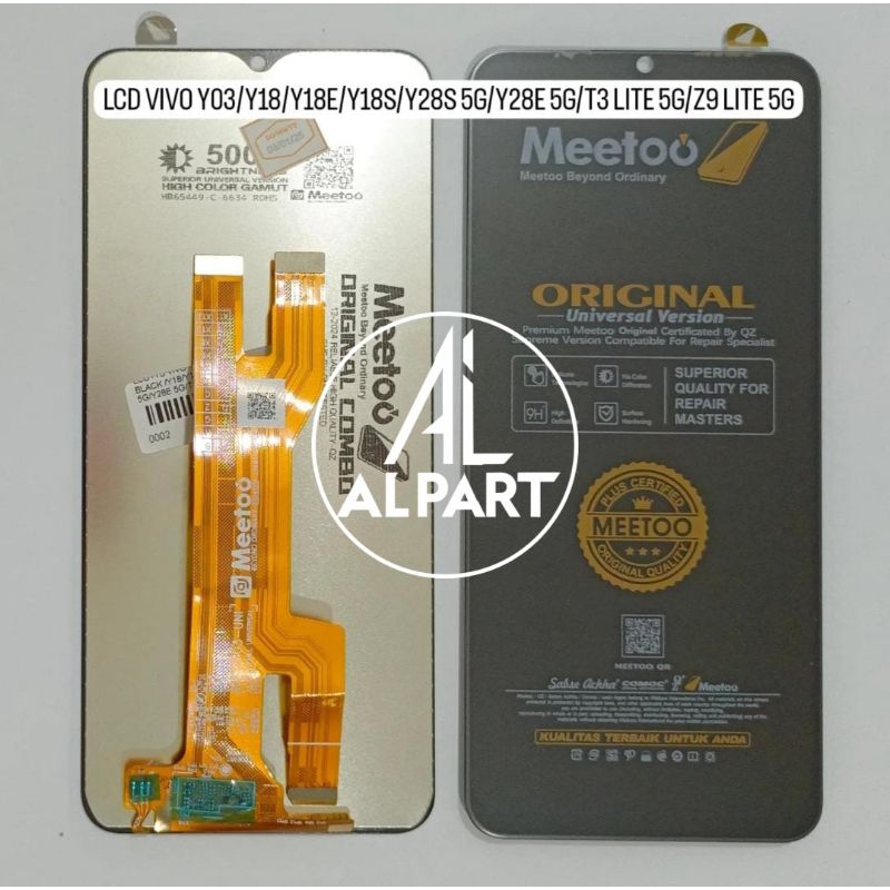 Jual LCD VIVO Y03 / Y18 MEETOO ORIGINAL FULLSET TOUCHSCREEN | Shopee ...