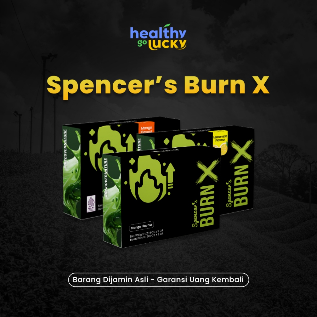 Jual Spencer's Burn X Rasa Mango dan Lemon - Bakar Kalori dan Lemak 1 ...
