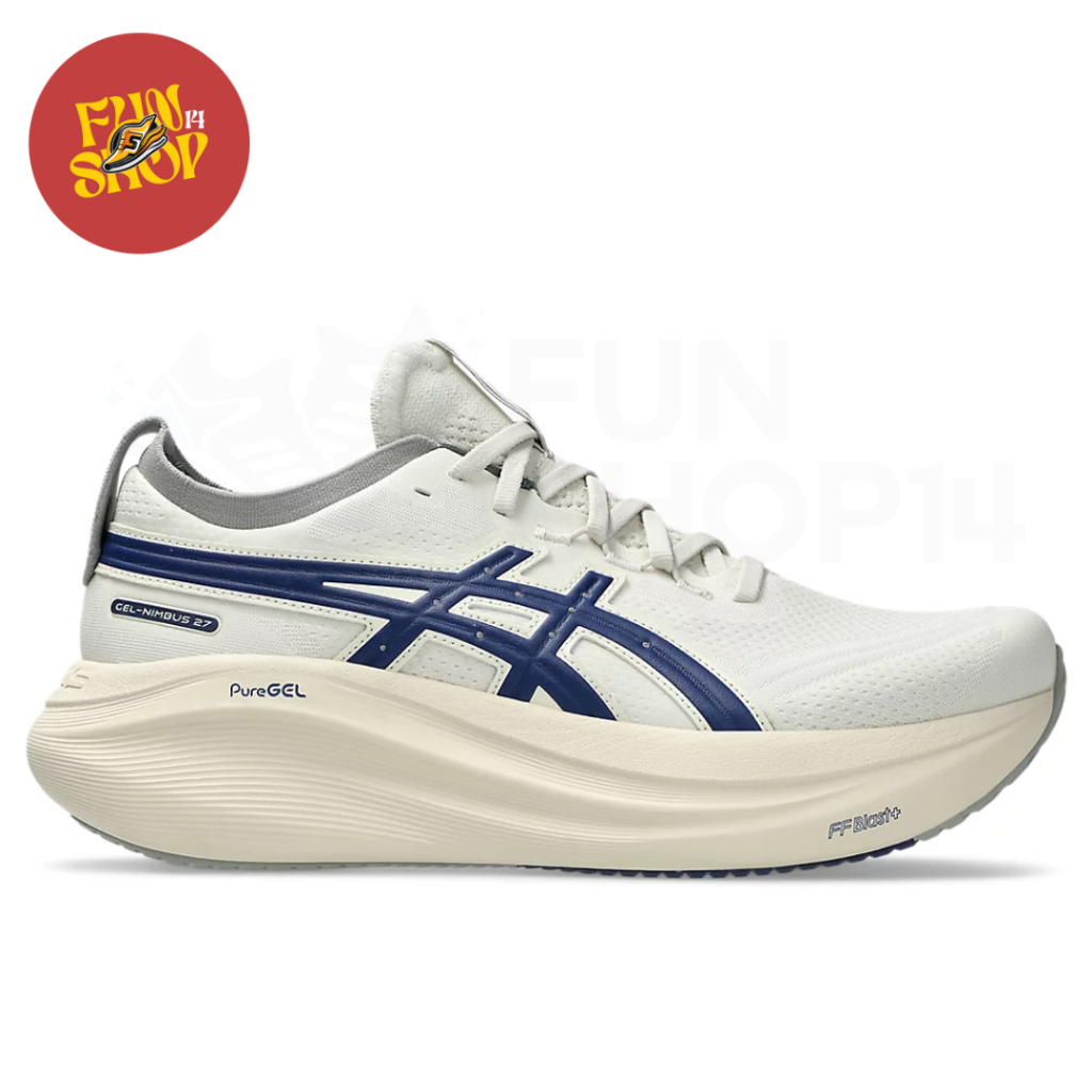 Jual Sepatu Lari Asics Gel-Nimbus 27 ATC Men’s Road Running Shoes Birch/Indigo Blue-1011C028.200 ...
