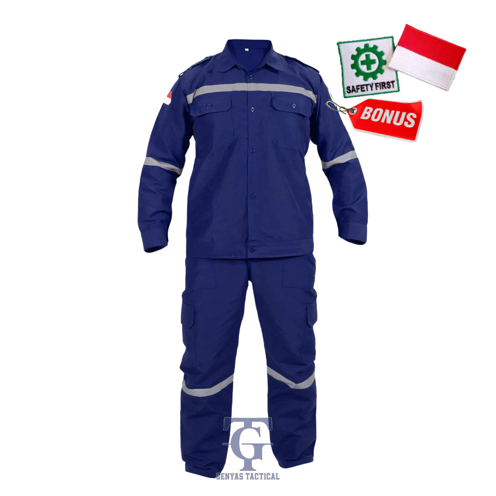 Jual STELAN WEARPACK SAFETY PROYEK KATELPAK BAJU DAN CELANA MODEL ...