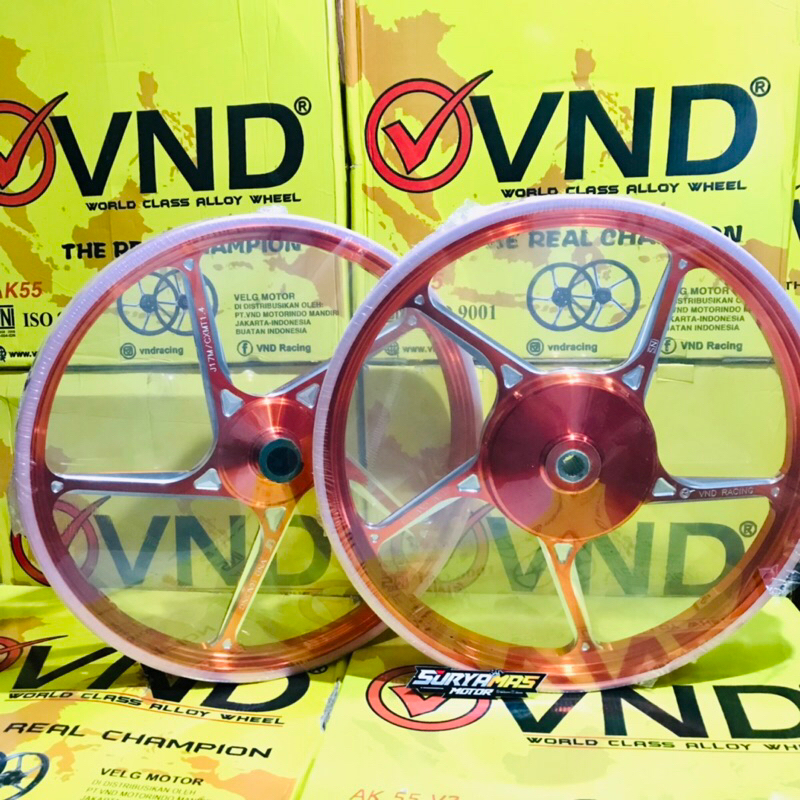 Jual VELG VND RACING AK55 RING 17 MIO SPORTY / MIO SMILE / MIO J / MIO SOUL | Shopee Indonesia