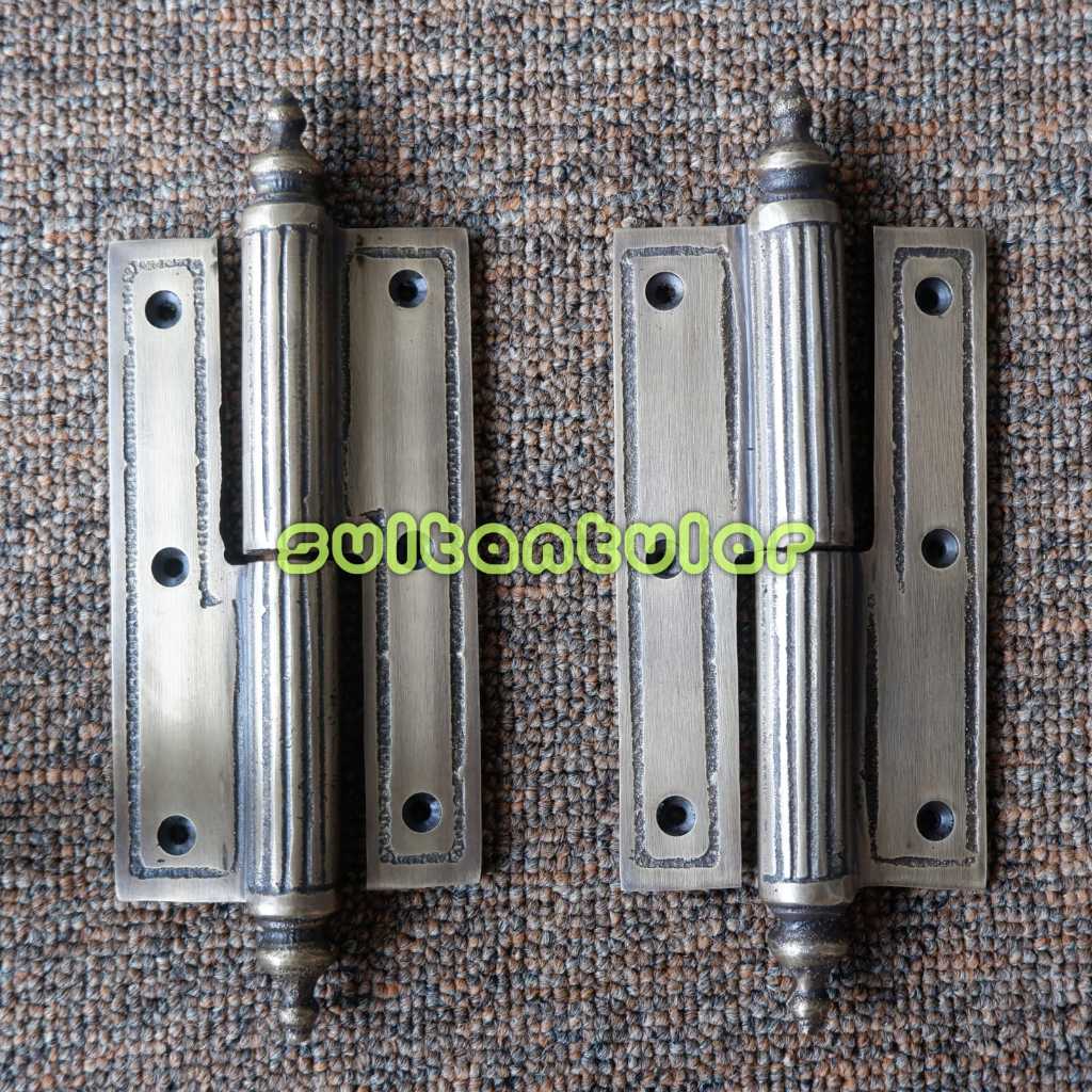 Jual Engsel kuningan 5inch engsel pintu rumah | Shopee Indonesia
