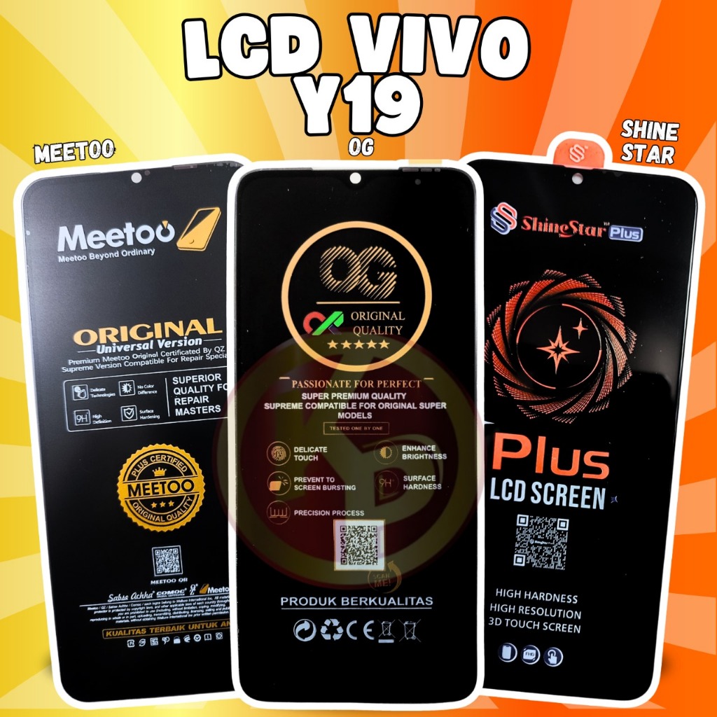 Jual LCD + TOUCHSCREEN VIVO Y19 / VIVO 1915 / Y5S KUALITAS OG, MEETOO DAN SHINESTAR | Shopee ...