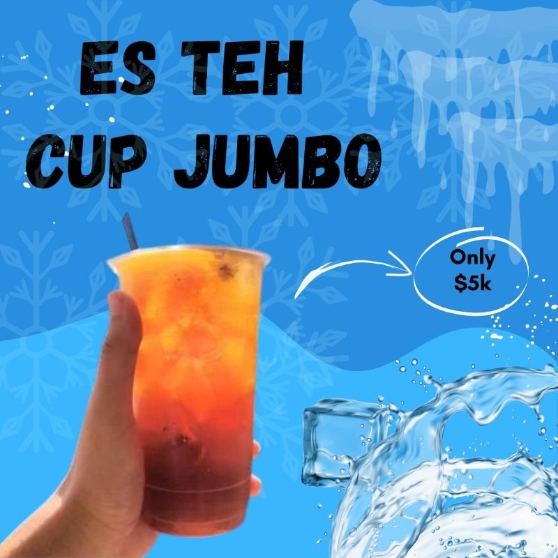 Jual Es Teh Cup Jumbo | Shopee Indonesia