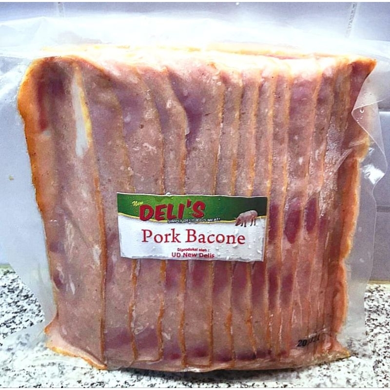 Jual Deli's Pork Bacon 1000 Gram | Shopee Indonesia