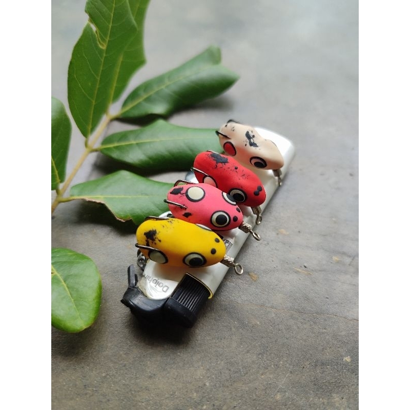 Jual soft frog mini 2 cm umpan mancing casting | Shopee Indonesia