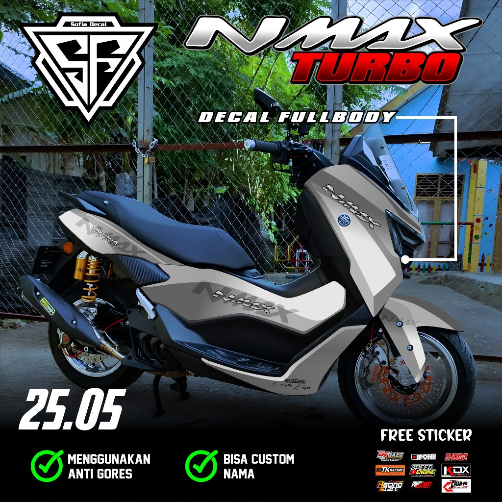 Jual (BISA COD) Decal Sticker Yamaha NMAX TURBO Nmax Neo 2024 2025 Full ...