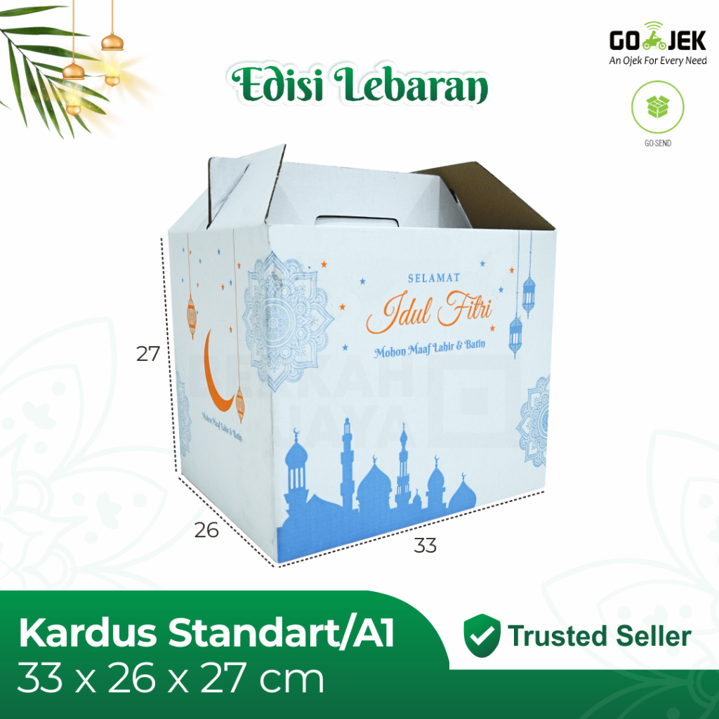Jual PROMO Box Parcel 33x26x27 cm / Kardus Parcel Jinjing / Parcell ...