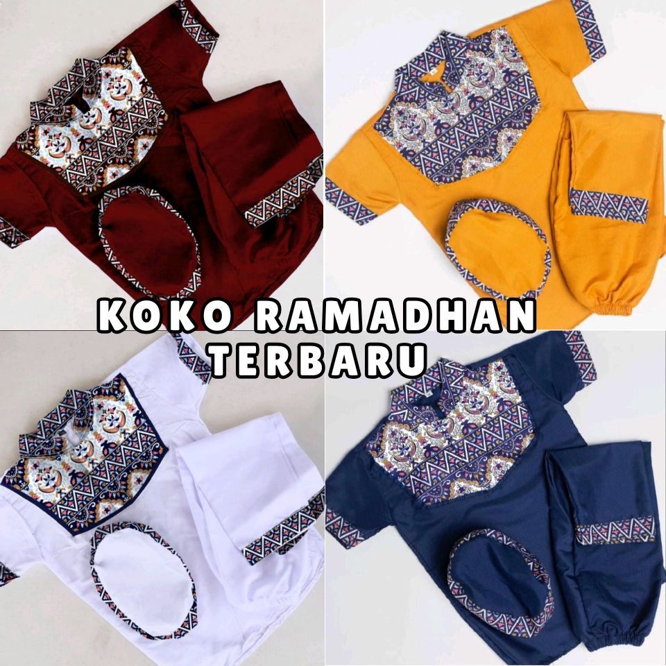 Jual KOKO RAMADHAN BATIK TERBARU USIA 1-12THN | Shopee Indonesia