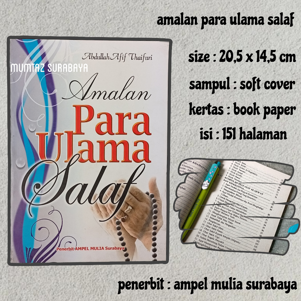 Jual Amalan Para Ulama Salaf - Ampel Mulia | Shopee Indonesia