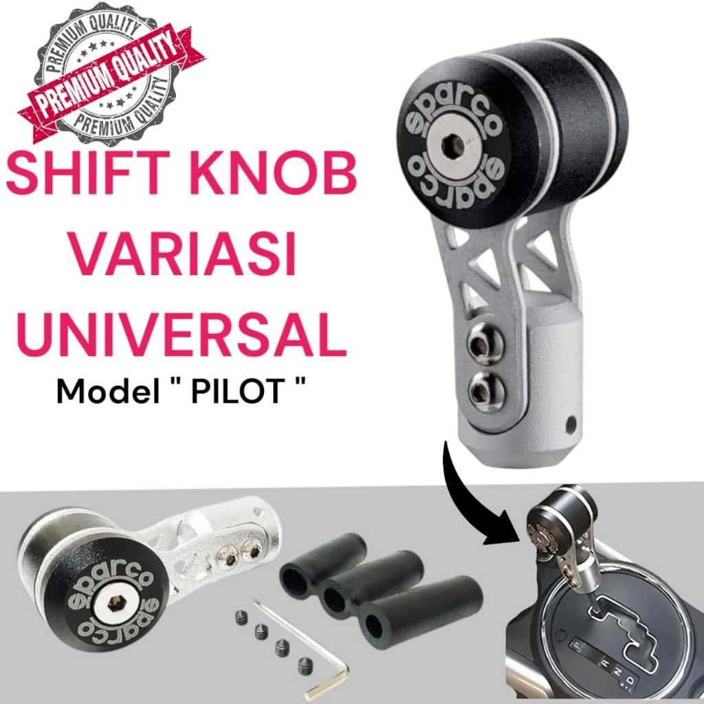 Jual SHIFT KNOB VARIASI UNIVERSAL PREMIUM model PILOT - TUAS PERSNELING ...
