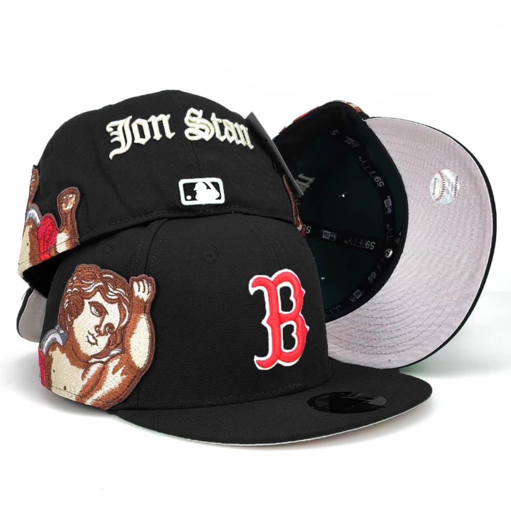 Jual Topi Snapback Fitted Boston Red Sox Jon Stan Black Red Kids Bordir ...