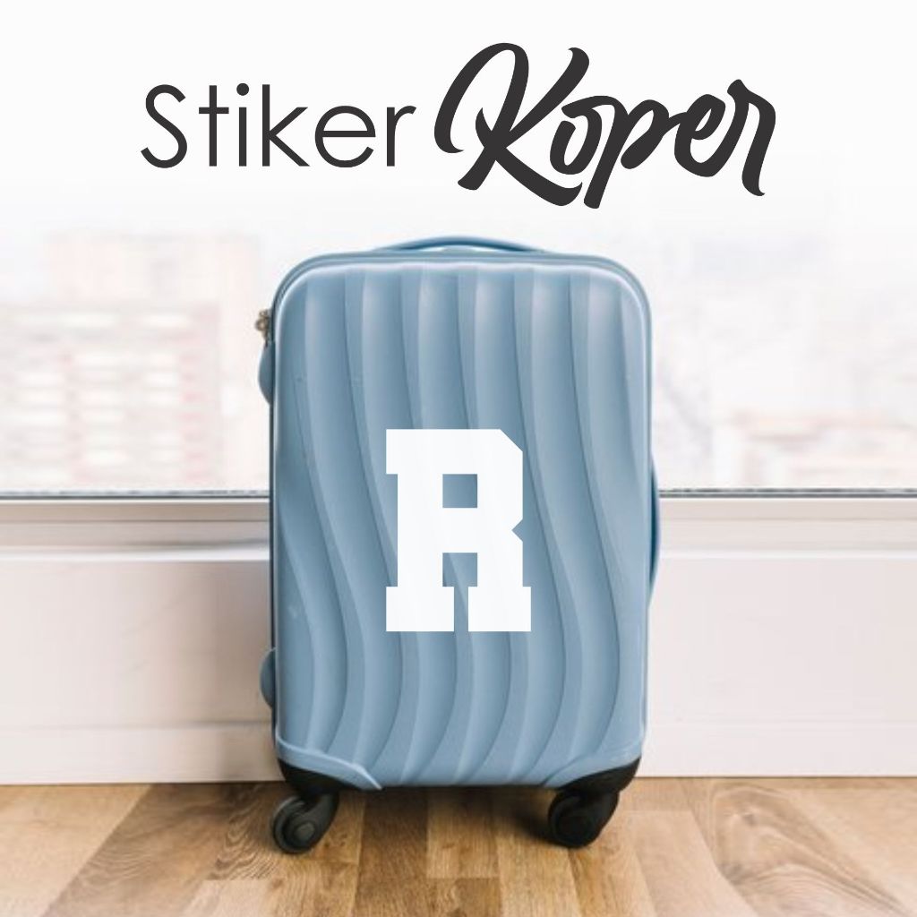 Jual Cutting Stiker Nama Inisial Koper Travel Haji Custom | Shopee ...