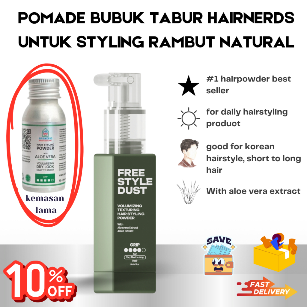 Jual Hair Powder Bubuk Rambut Pria. Powder Hair Style Hairnerd Powder ...