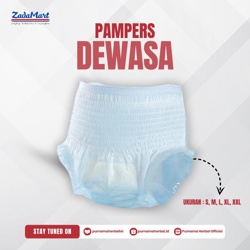 Jual Pampers popok dewasa repack Untuk Orang Tua Lansia Ibu Melahirkan Tipe Celana Dan Perekat ...