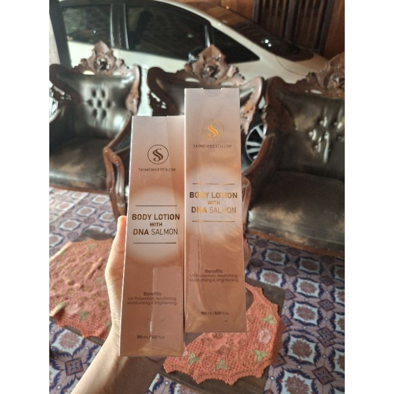 Jual SkinSweetGlow Body Lotion dengan DNA Salmon | Shopee Indonesia
