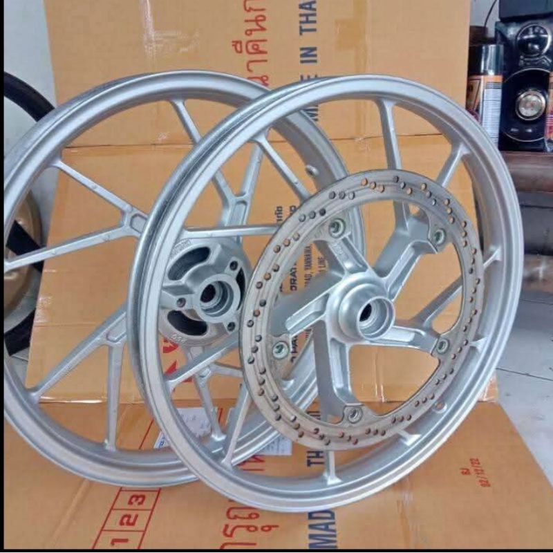 Jual velg pelek racing depan belakang Suzuki Satria Fu original copotan ...