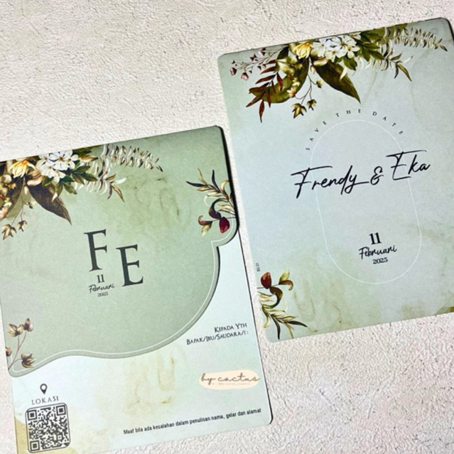 Jual UNDANGAN CETAK PERNIKAHAN MURAH FLORAL | UNDANGAN CETAK BLANKO ...