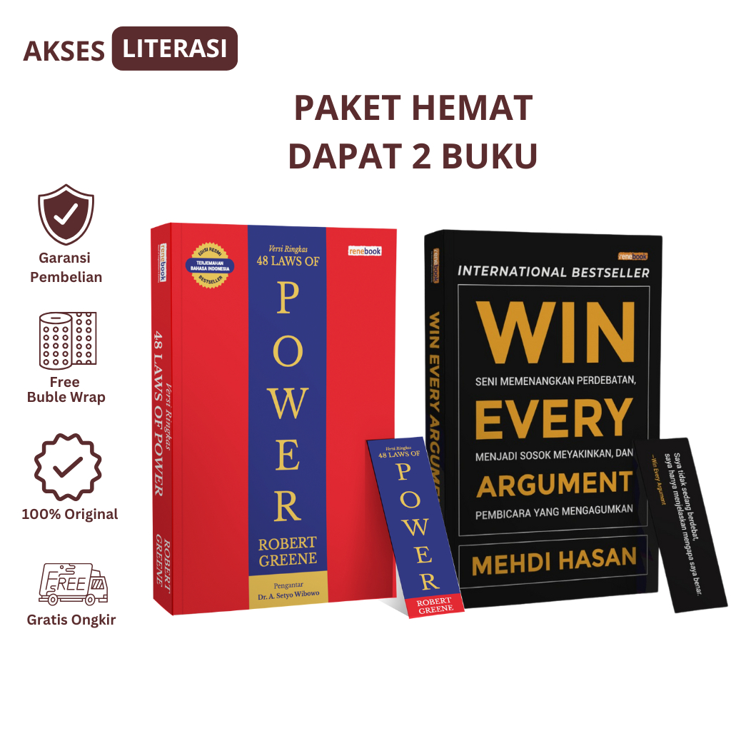 Jual [PAKET HEMAT] Versi Ringkas 48 Laws of Power Panduan Esensial Menuju Kekuasaan - WIN EVERY ...