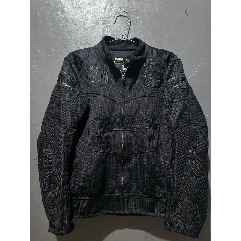 Jual JAKET MESH SR PROJECT ORIGINAL ( full black) | Shopee Indonesia