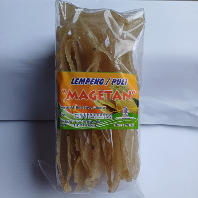 Jual Kerupuk puli, Kerupuk puli mentah, krupuk puli, lempeng mentah ...