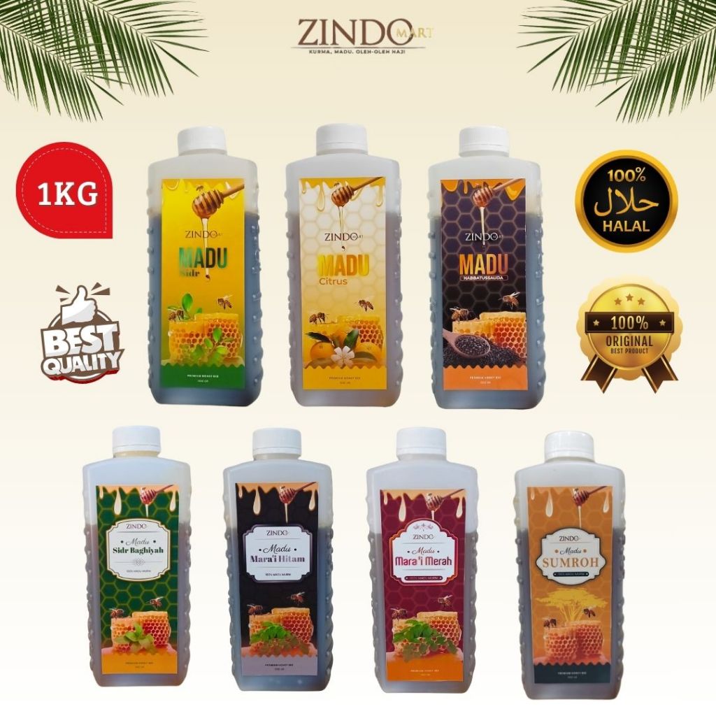 Jual MADU ASLI MURNI 1KG / MADU ORIGINAL PURE RAW HONEY | Shopee Indonesia