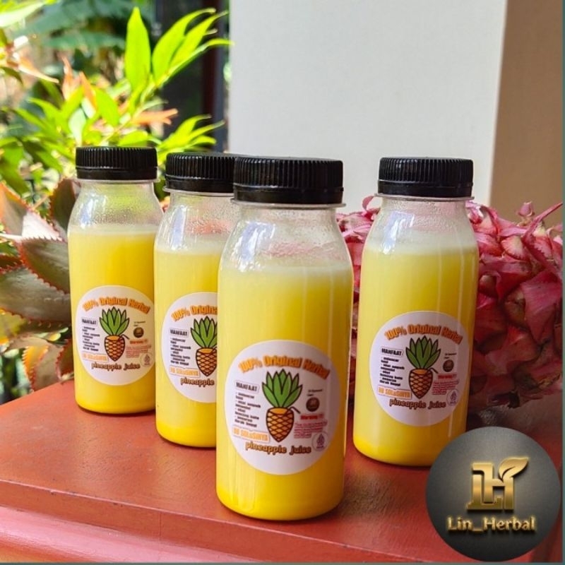 Jual JUS NANAS MUDA NANAS HUTAN-JUS SEGAR MINUMAN SUDAH P-IRT 100 ML ...