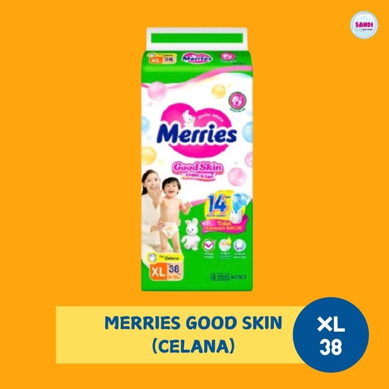 Jual Merries Good Skin XL 38 (CELANA) | Shopee Indonesia