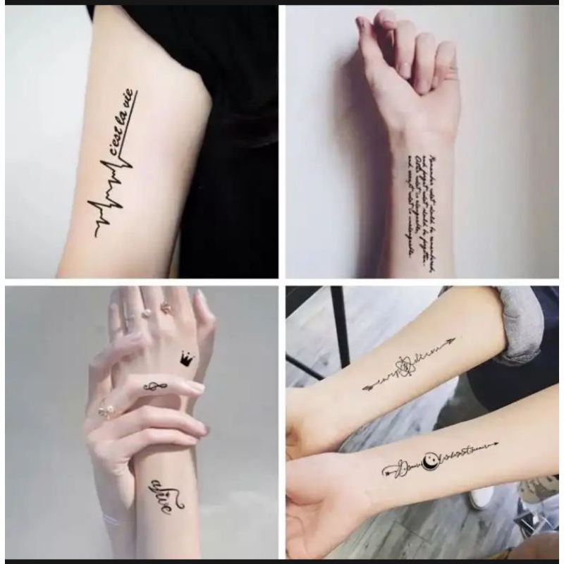 Jual Paket 30 LEMBAR Tatoo Tatto Sticker Stiker Tato Temporary Temporer ...