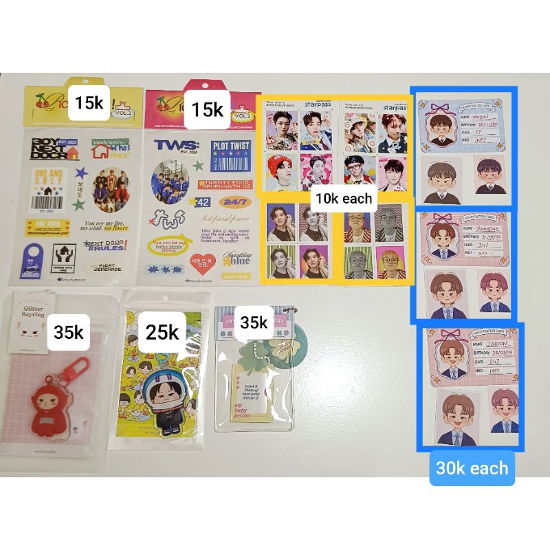 Jual [PRELOVED] Merch Fan Made Seventeen TWS Boynextdoor (keychain ...