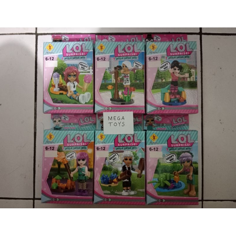 Jual Lego LOL 1set 6 kotak lengkap dengan asesoris nya | Shopee Indonesia