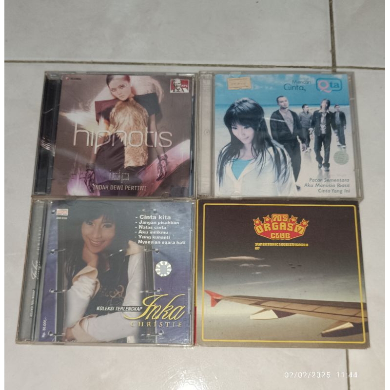 Jual cd Indonesia INDAH DEWI PERTIWI-Hipnotis / QTA-Mencari Cinta ...