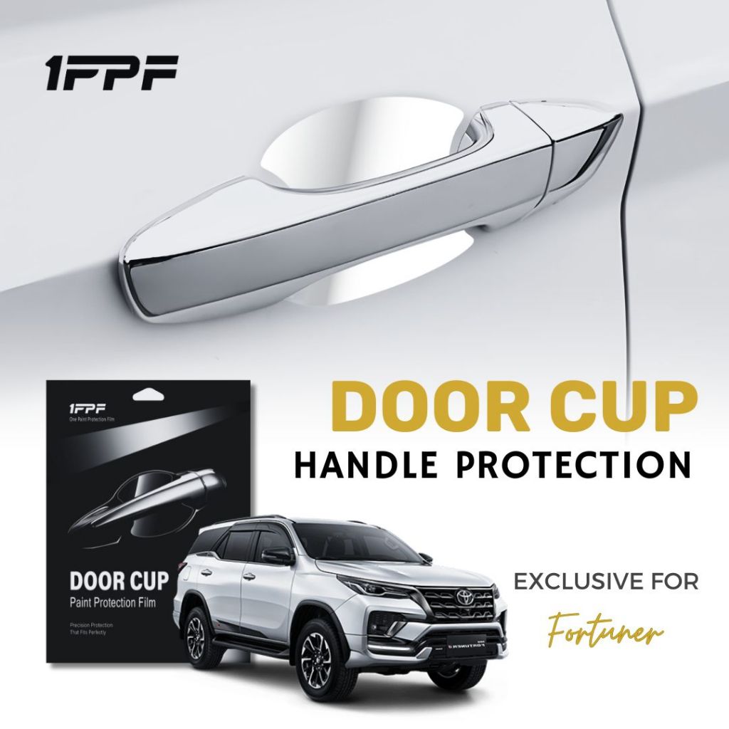 Jual Pelindung Handle Pintu Mobil Toyota Fortuner Door Cup Oneppf Anti ...