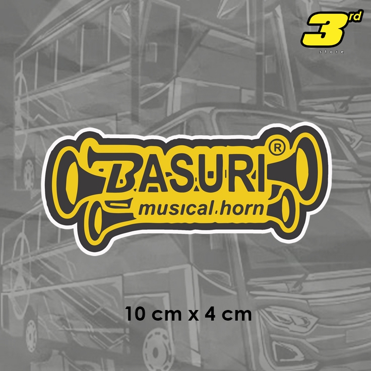 Jual Sticker Basuri Musical Horn / sticker bus telolet cuting isi 5pcs ...