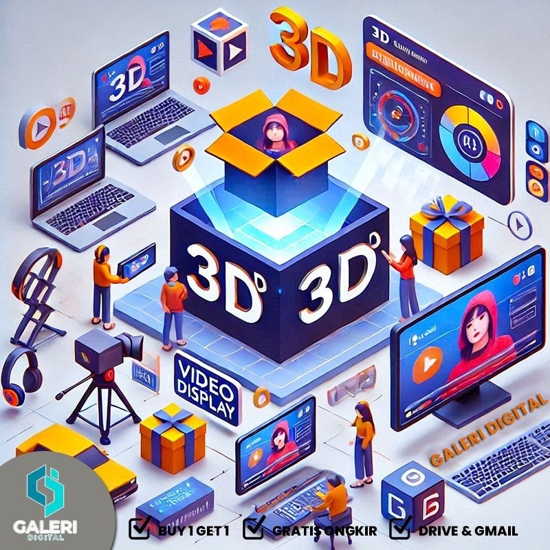 Jual 36 Template Desain Video Display Produk Powerpoint | Shopee Indonesia