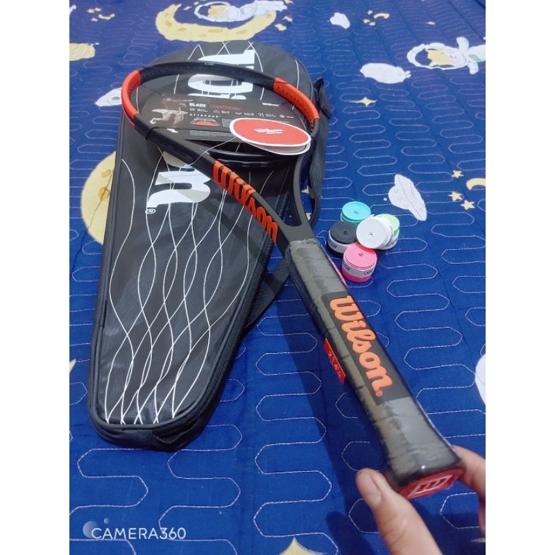 Jual RAKET TENIS WILSON BLADE 98 V6.0 RED 300 GRAM PREMIUM QUALITY FREE ...