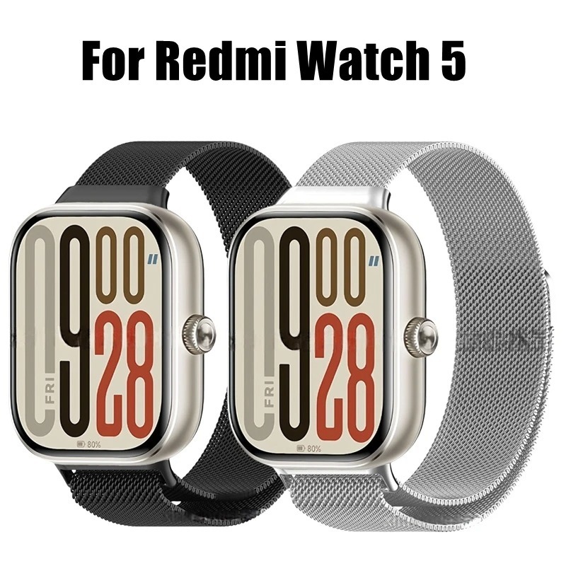 Jual Strap Redmi Watch 6 / Redmi Watch 5 Stainless Steel Milanese Tahan ...