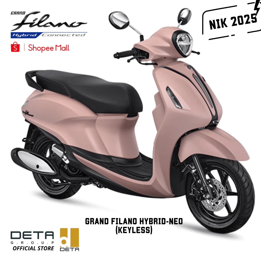 Jual Sepeda Motor Yamaha Grand Filano Hybrid-Neo Merah Muda – Sebagian ...