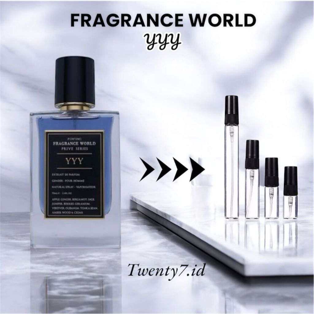 Jual Twenty7 - Decant Parfum Fragrance World YYY Extrait De Parfum ...