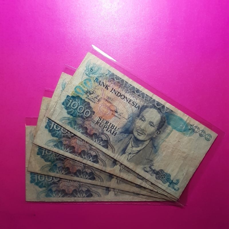 Jual uang 1000 rupiah sutomo 1980 | Shopee Indonesia