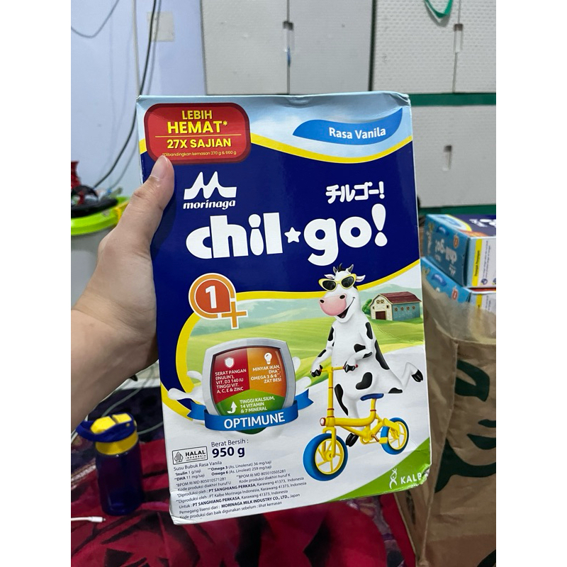 Jual chilgo 1+ dan 3+ 950gr rasa vanila dan madu | Shopee Indonesia