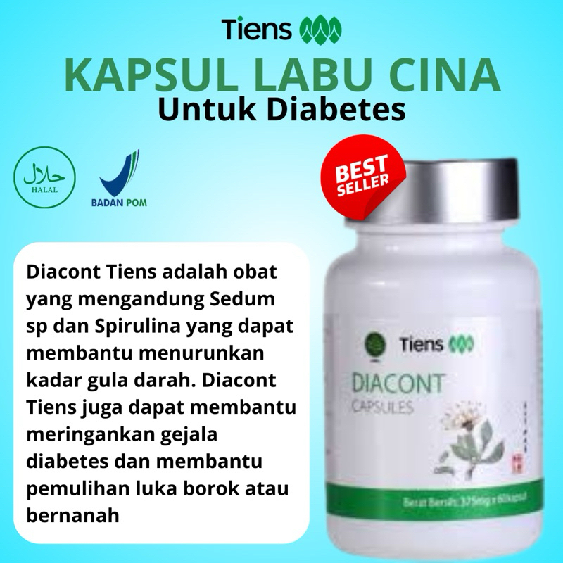 Jual KAPSUL LABU CHINA DIABETES HERBAL - DIACONT KAPSUL DIABETES ...