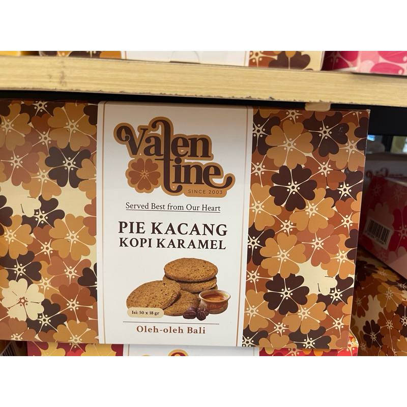 Jual Pie Kacang Kopi Karamel Valentine Khas Bali isi 50pcs | Shopee ...