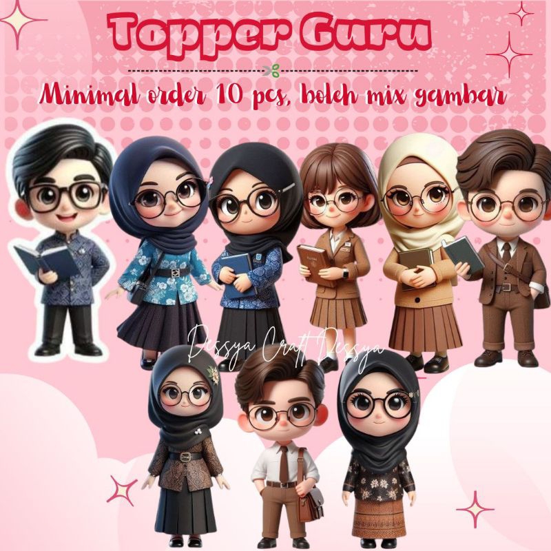 Jual (Terbaru) Topper Buket Hari Guru | Topper Buket Guru - Topper Hari ...