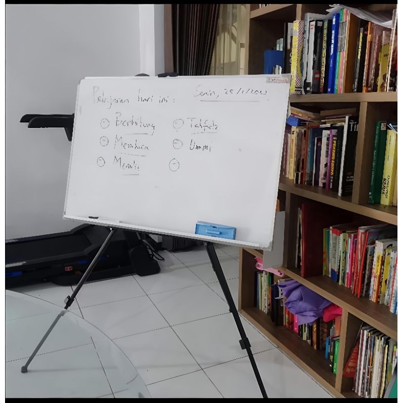 Jual Standing Papan Tulis White Board Stand Whiteboard | Shopee Indonesia