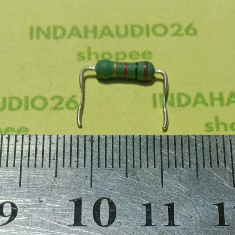 Jual japan 1K 1W 5% BODY KECIL kaki TEMBAGA resistor 1k ohm 1watt 1000 ...