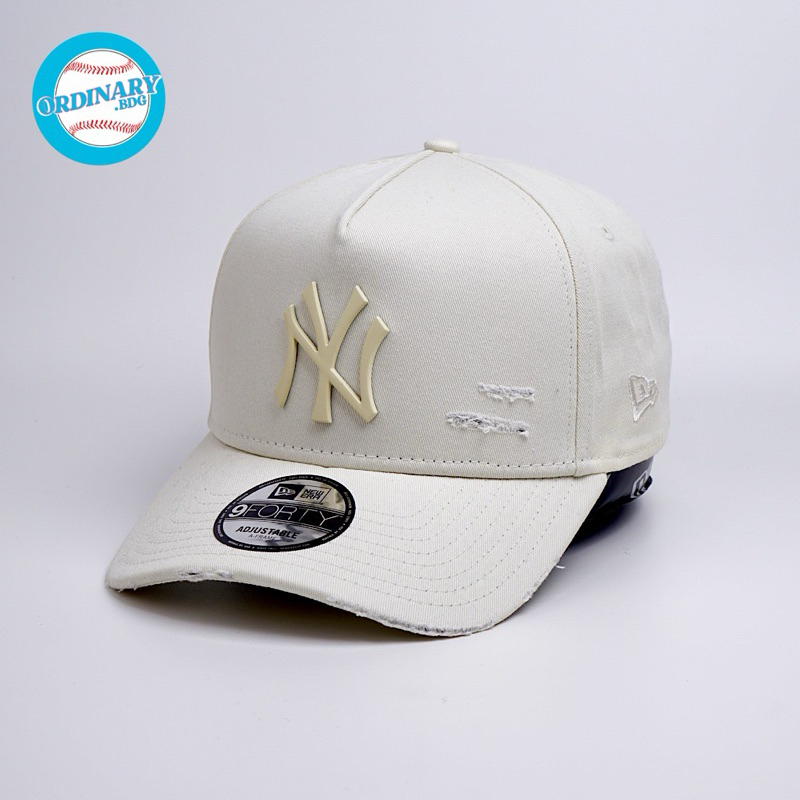 Jual Topi New Era Original New York Yankees Damage Mattel Badge White ...