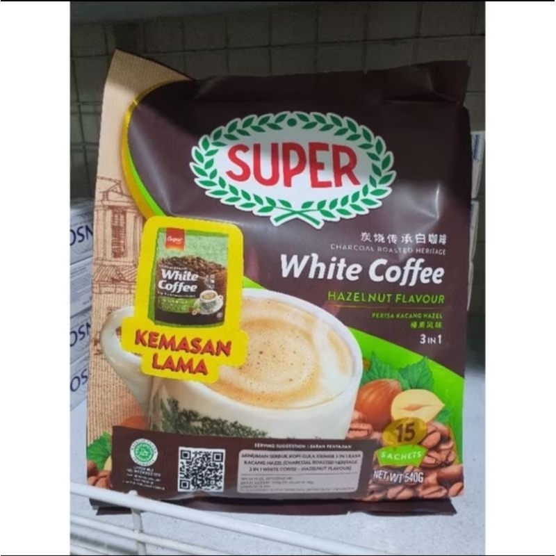 Jual Super White Coffee Hazelnut Flavour 1 Sachet (25 Gr) | Shopee ...